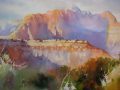 How to Paint Rocks – Painting the Red Cliffs of Zion National Park ...