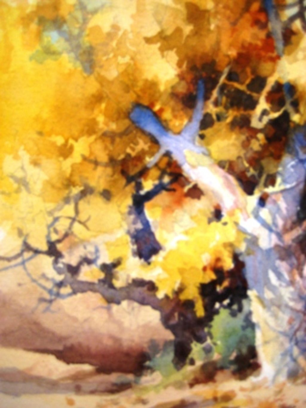How To Paint Foliage Using Negative Painting In Watercolor Roland Lee