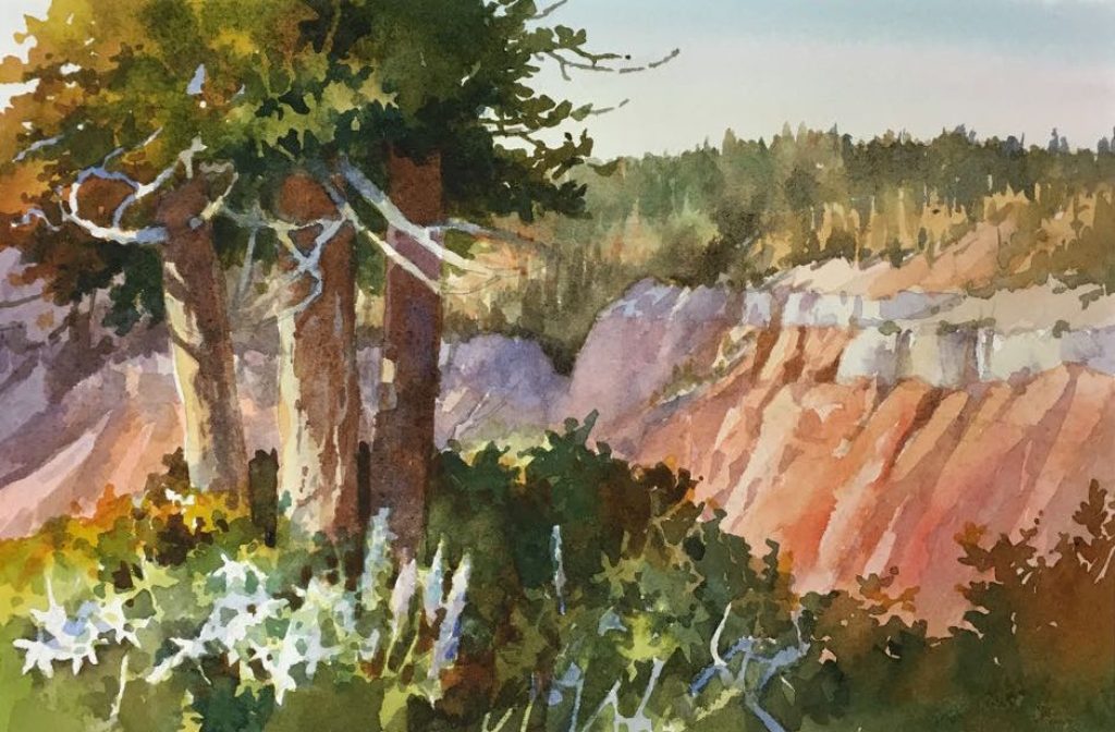 Point Supreme Overlook Cedar Breaks – Plein Air – Roland Lee