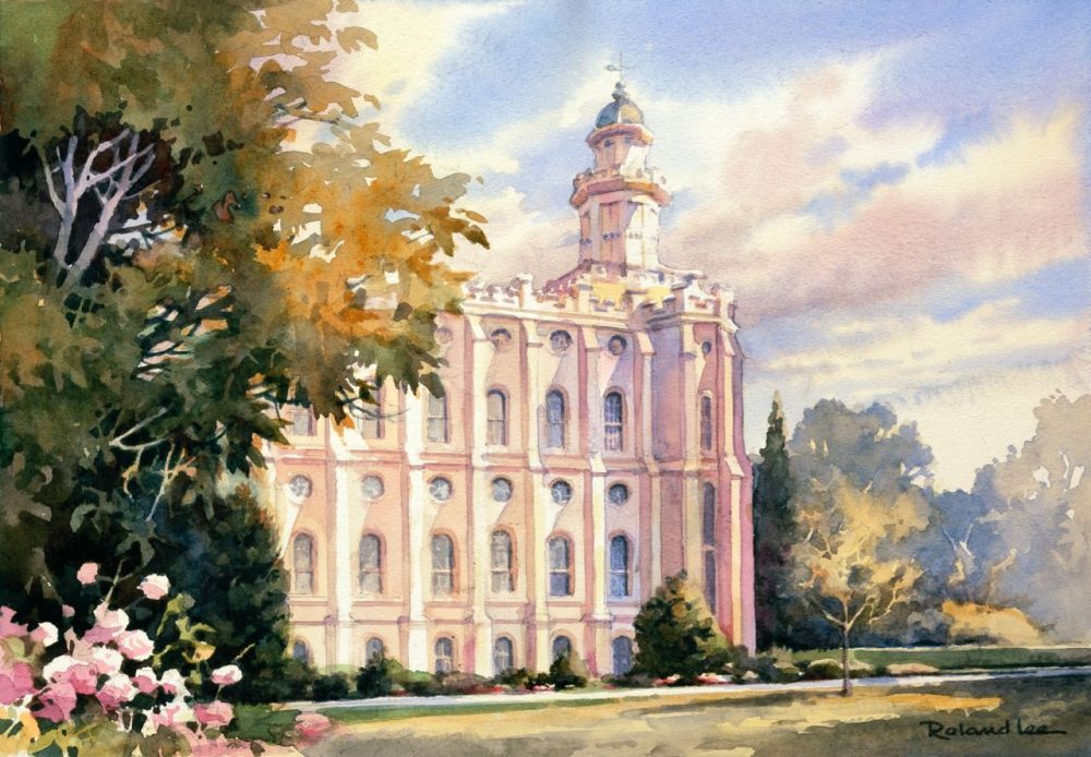 St. George Temple, South View – Roland Lee